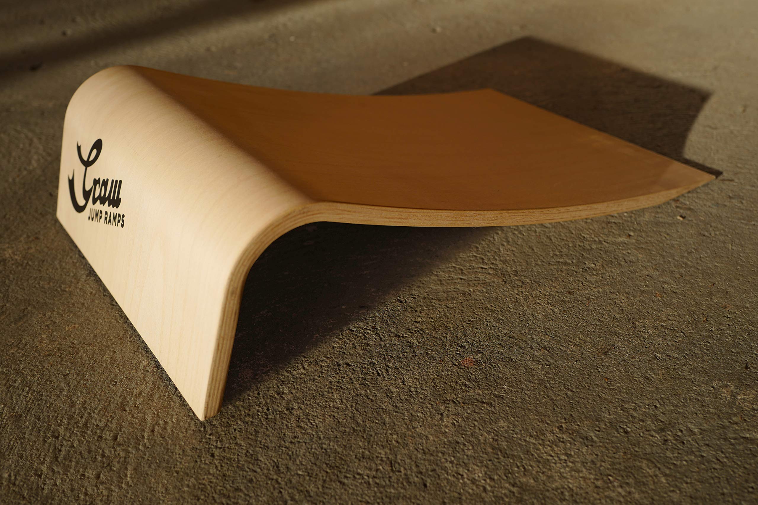 Graw Jump Ramps J15-5.9" Wooden Launch Ramp for Skateboard, BMX and More