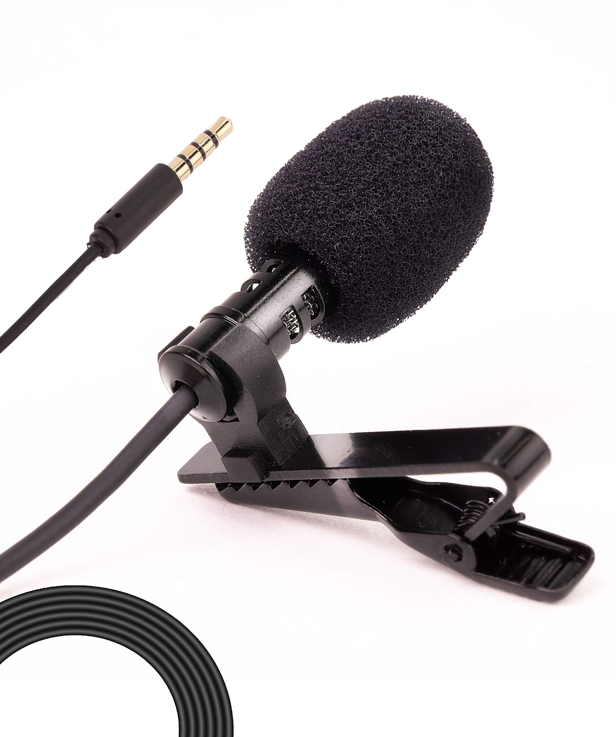 FTF GEAR Lavalier Lapel Mic with Omnidirectional Condenser and Power Pack, Lav Microphone for Beginner to Professionals.