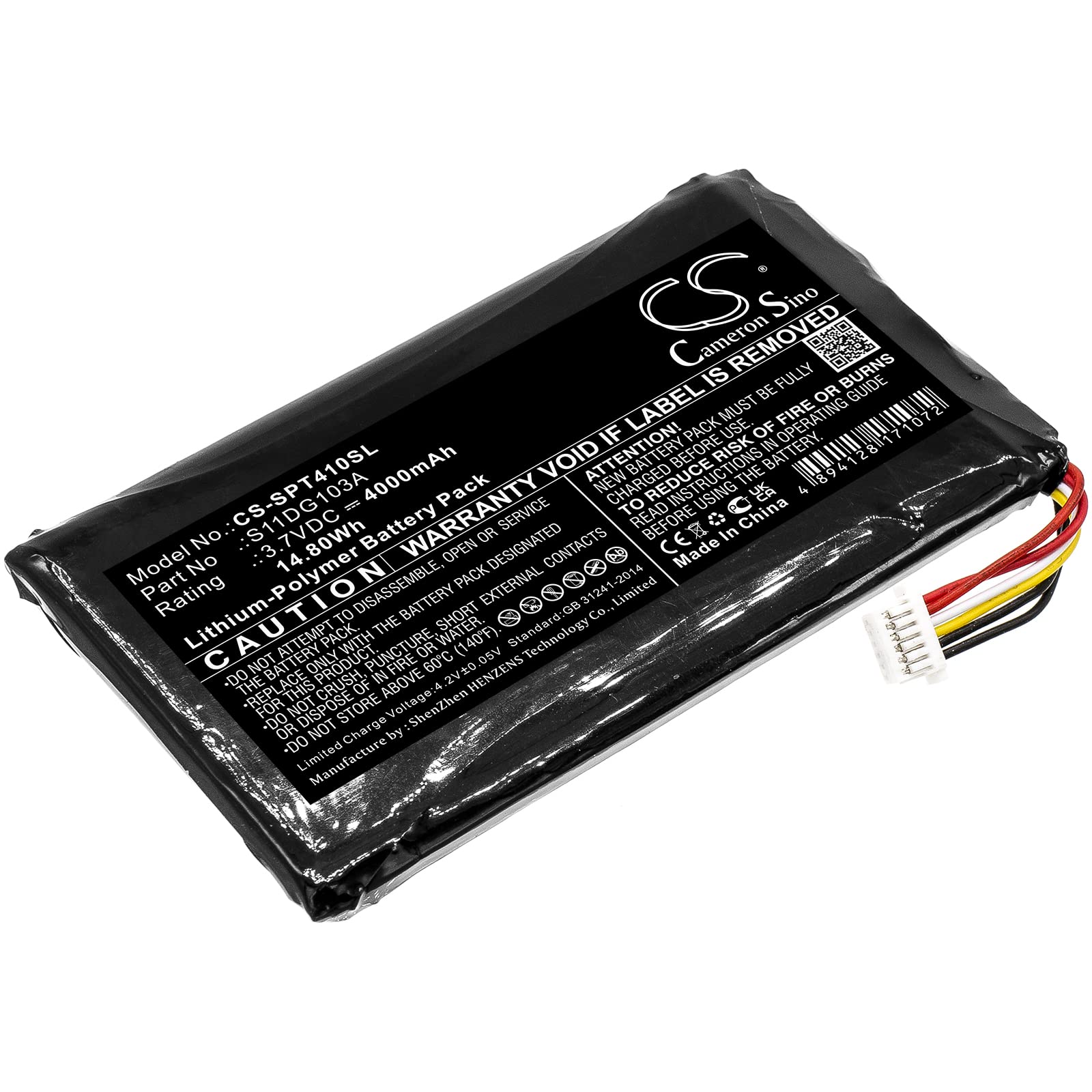 Qigenia S11DG103A Replacement Battery for Trimble Juno 5 Slate Juno T45 Juno T41,Battery (4000mAh/3.7V)