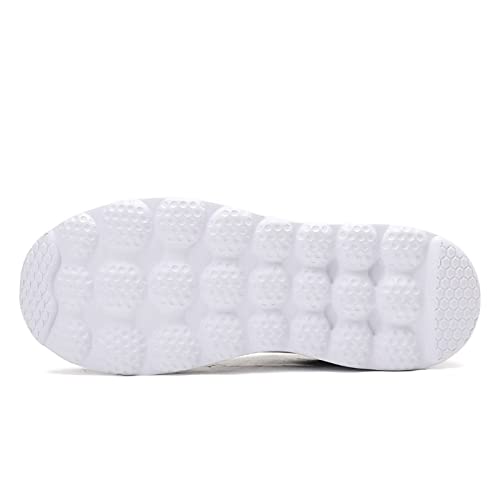 FASDNENDYS Women's Simple and Fashionable Hollow Round Head Solid Color Lightweight Breathable Soft Bottom So Shoes Kids Black