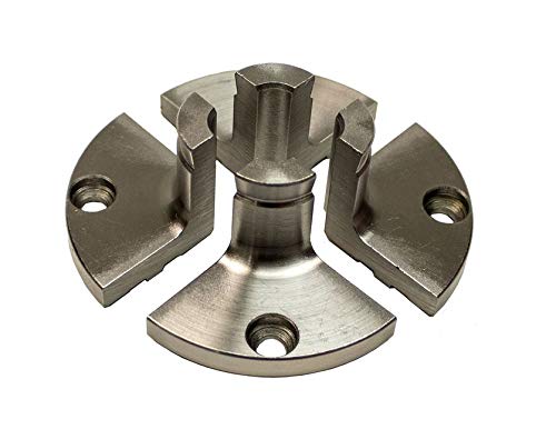 NOVA 48293 PREMIER PRO-TEK G3 CHUCK Bundle with 2" PRO-TEK Jaw Set, JSPIN 1" Pin Jaw Set, JS100N 4" Bowl Jaw Set, Woodworm Screw & Storage Case. 1"x 8 TPI Only (Does Not Use Inserts)