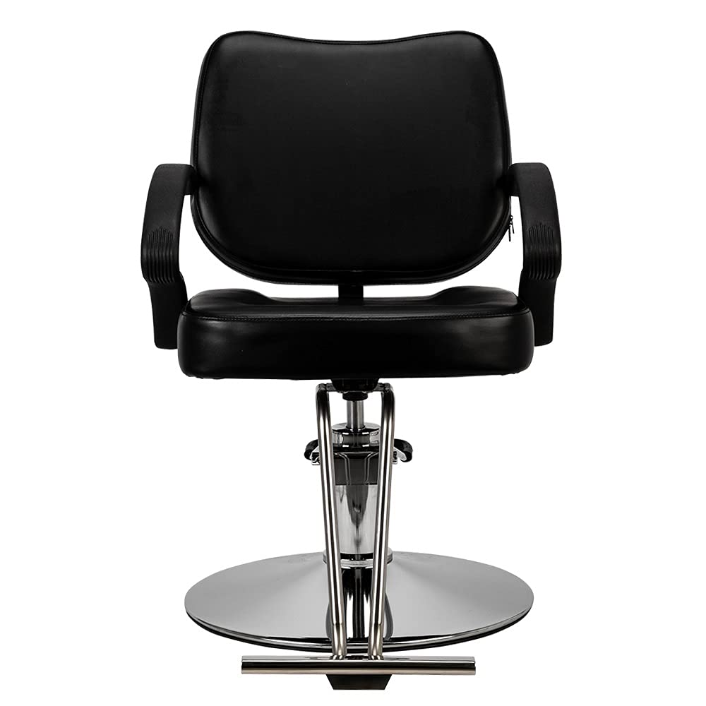 LLAMN Hair Salon Barber Lady Barber Chair Hairdressing Chair Black