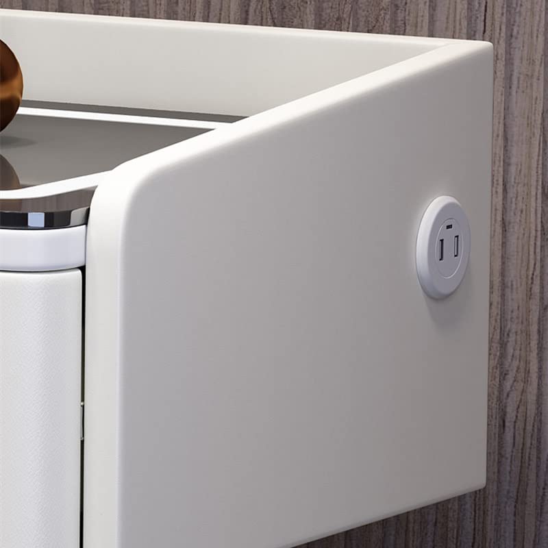 N/A Table Chevet Intelligente avec Chargeur USB Pour Chambre Coucher Lumière LED armoire (Color : D, Size : 1)