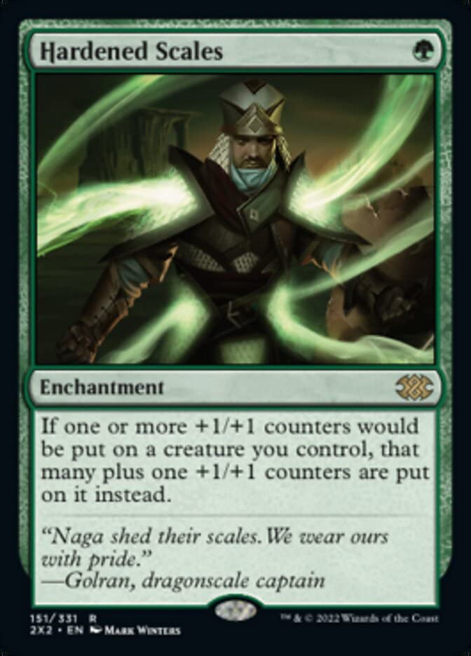 Magic: the Gathering - Hardened Scales (151) - Double Masters 2022
