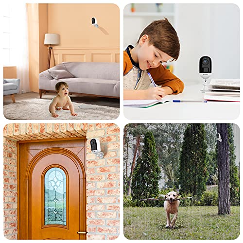 SOLIOM Security Camera Outdoor Wireless Battery Powered,1080P WiFi Indoor Home System with IP67 Waterproof,Night Vision,2-Way Audio,Siren Alarm,Motion Sensor,Schedulable Working Time B06