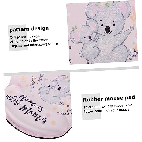 Pad with Wrist Rest 1pc Silicone Wrist Pad Wrist Rest Pad Gaming Mat Computer Mouse Pad Gel Mouse Pad Wrist Mouse Pad Mouse Base Wrist Rest Mouse Pad Koala Pattern Mouse Pad