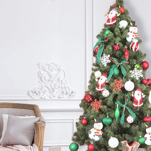 Every Day is Christmas Deluxe 80 Piece Set of Shatterproof Ornaments, Full Tree Ornament Set, Christmas Balls and Decorations (Gold-Silver)