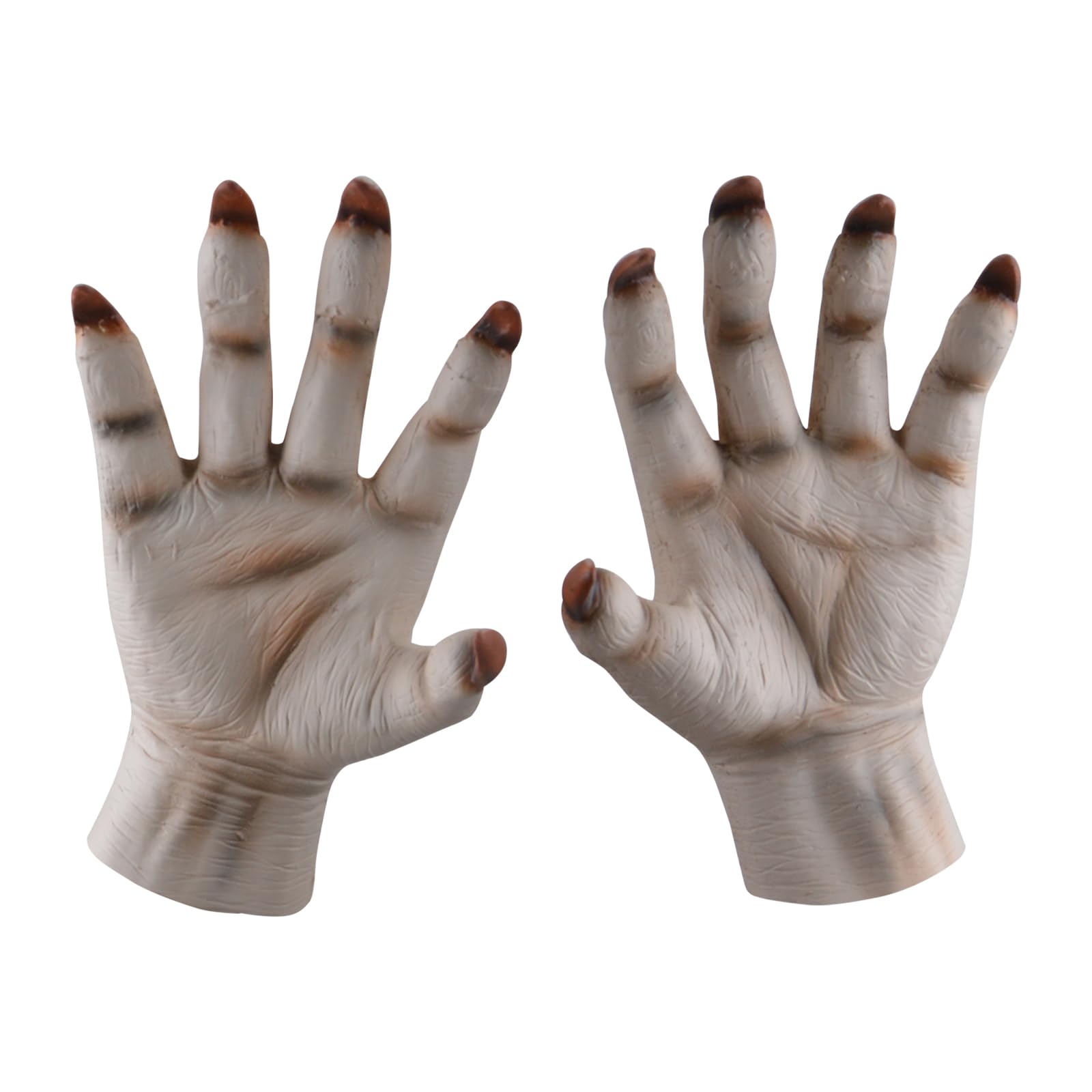 FREE BEAUTY Halloween Party Scary Moster Skeleton Bone Claw Hand Reaper Gloves Costume Adult