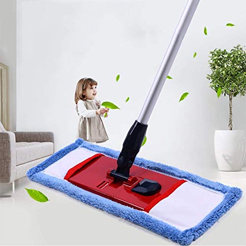 JHHDP Professional Microfiber Mop Stainless Steel Handle Premium Mop PadsMicrofiber Cloths