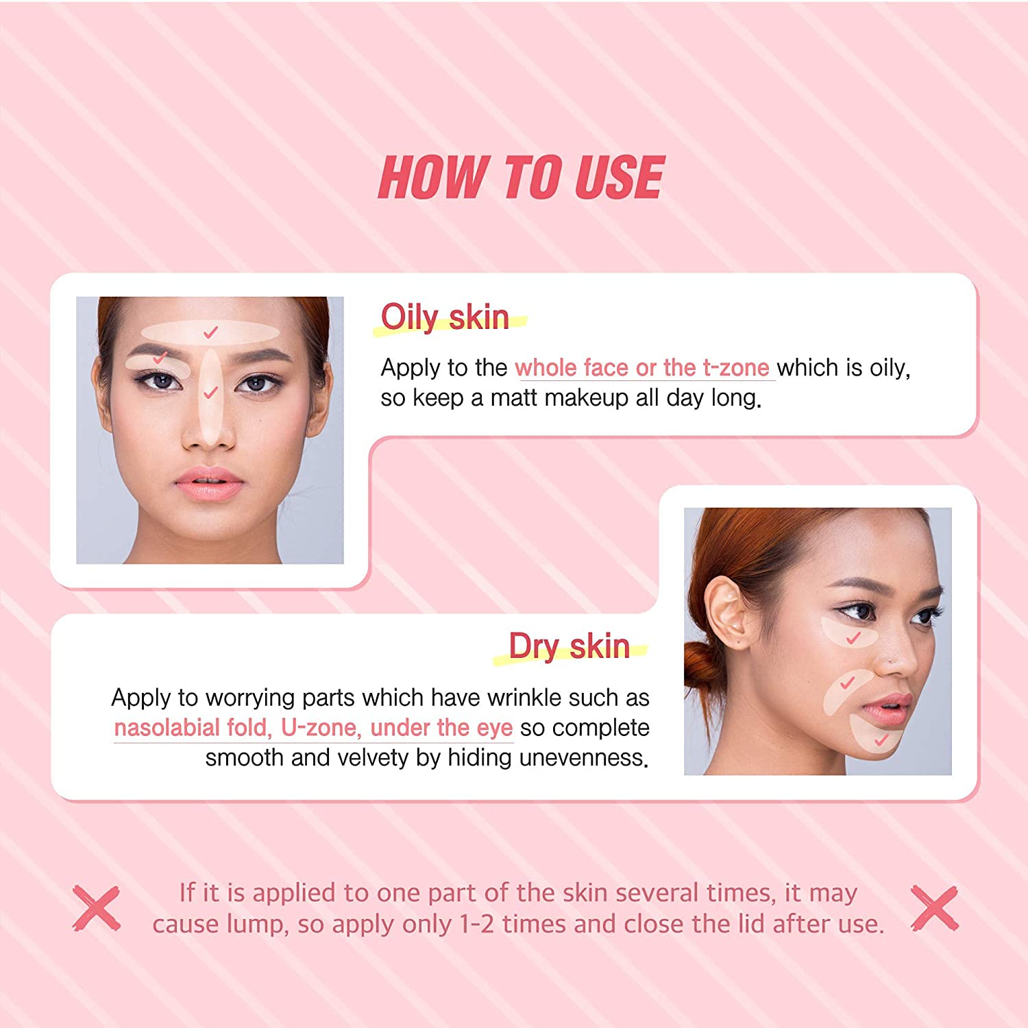 Korean Makeup Blur Stick Face Primer - Pore Minimizer and Reducer for Your Face - More Energetic Eyeshadow, Eyelid and Eye Details - With Hydrating Calamine Base for Oily Skin and Sensitive Acne Skin