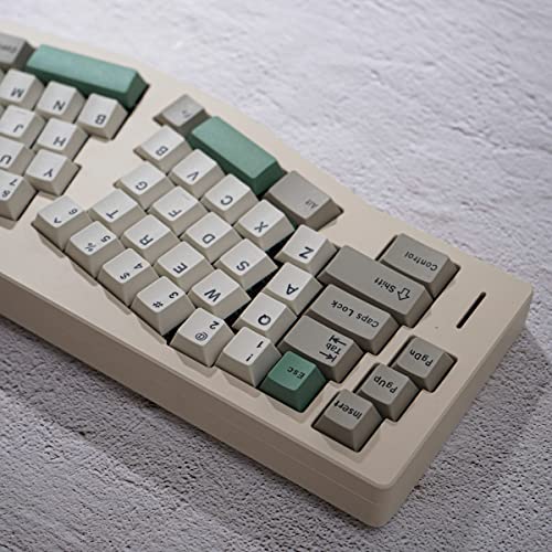 Sumgsn 192 Keys Double Shot 9009 Keycaps Cherry Profile with 7u Spacebar Fit for 61/64/87/104/108 Cherry Mx Switches ANSI ISO Mechanical Keyboard