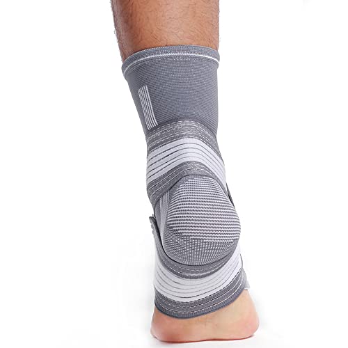 NeoTech Care Adjustable Ankle Support Brace, Gray (Size XL, 1 Unit)