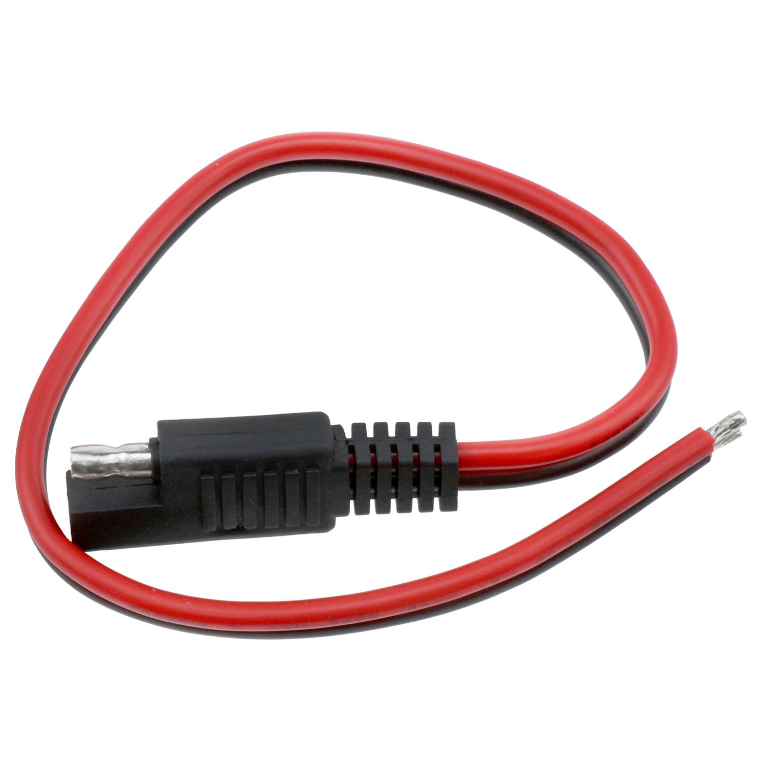 fengxiaomin 2PCS 14AWG SAE Extension Cable Solar Panel SAE Plug 2 Pin SAE Single Plug Quick Connector Disconnect Plug,Solar Panel SAE Plug - 30cm/1ft