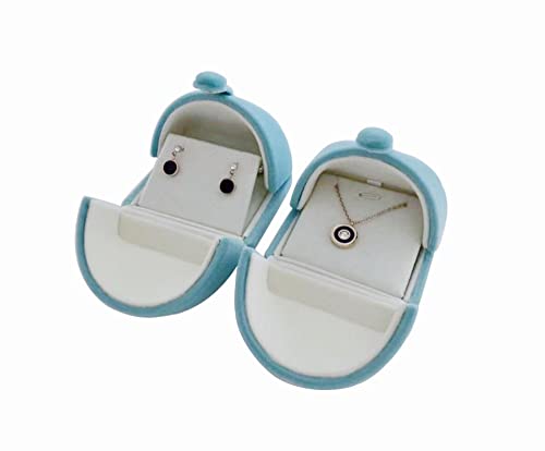 Svea Display Aqua Velvet Jewelry Packaging Case for Earrings Pendant Case Premium Grade Unique Design (jewelry not included)