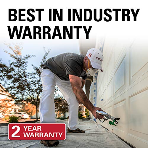 Titan Tool ControlMax 0580008 1900 PRO High Efficiency Airless Paint Sprayer, HEA Technology decreases Overspray by up to 55% While Delivering Softer Spray