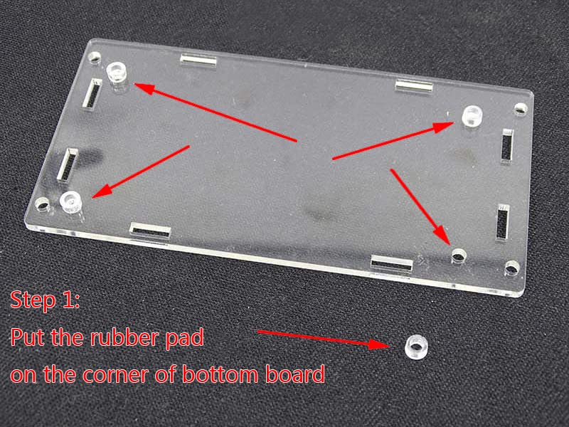 QAREQU Plastic Case for iPad 1 2 3 4 Air HDMI VGA LCD Controller Board Shell Protector Box