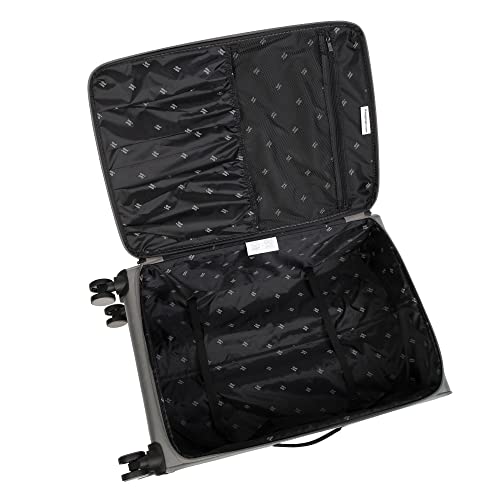 it luggage Accuracy 32" Softside Checked 8 Wheel Spinner, Grey Skin