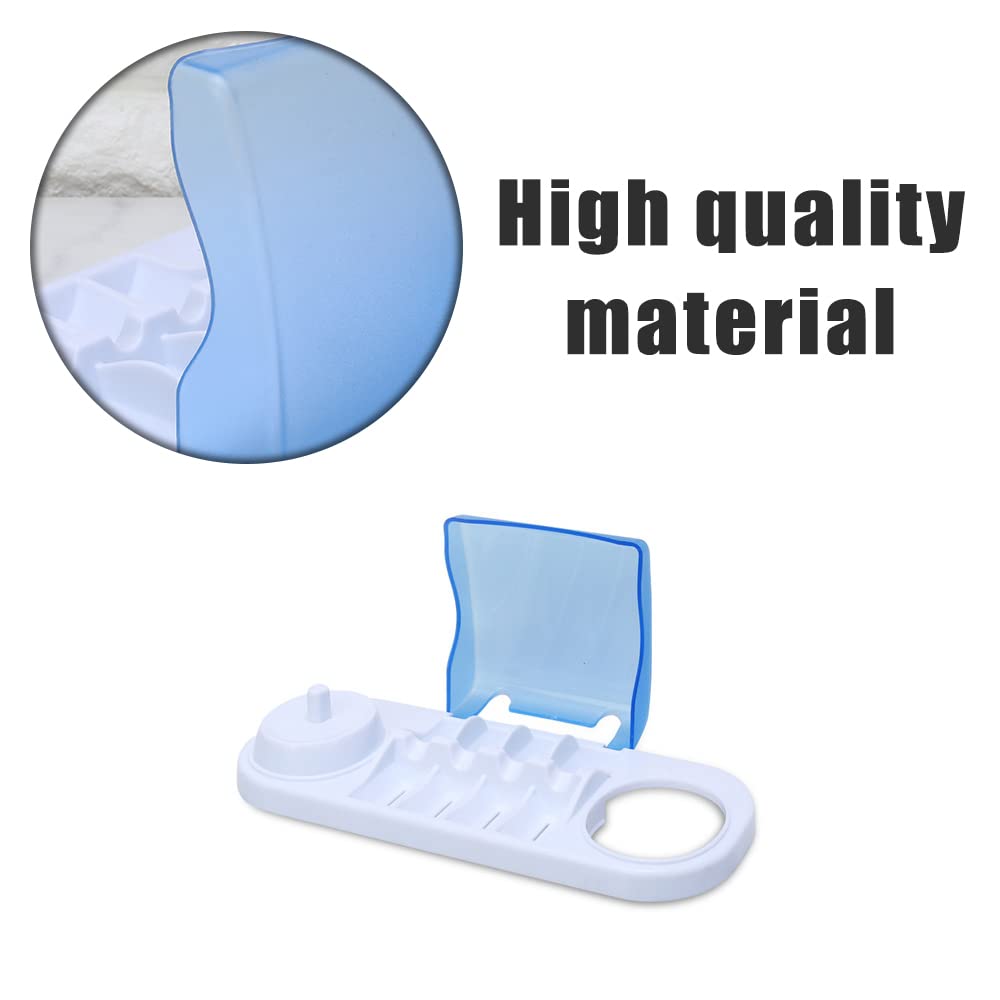 LSTCPGLAI Electric Toothbrush Stand Mount Brush Head Organizer Box Electric Toothbrush Head Holder Suitable for Most Toothbrushes