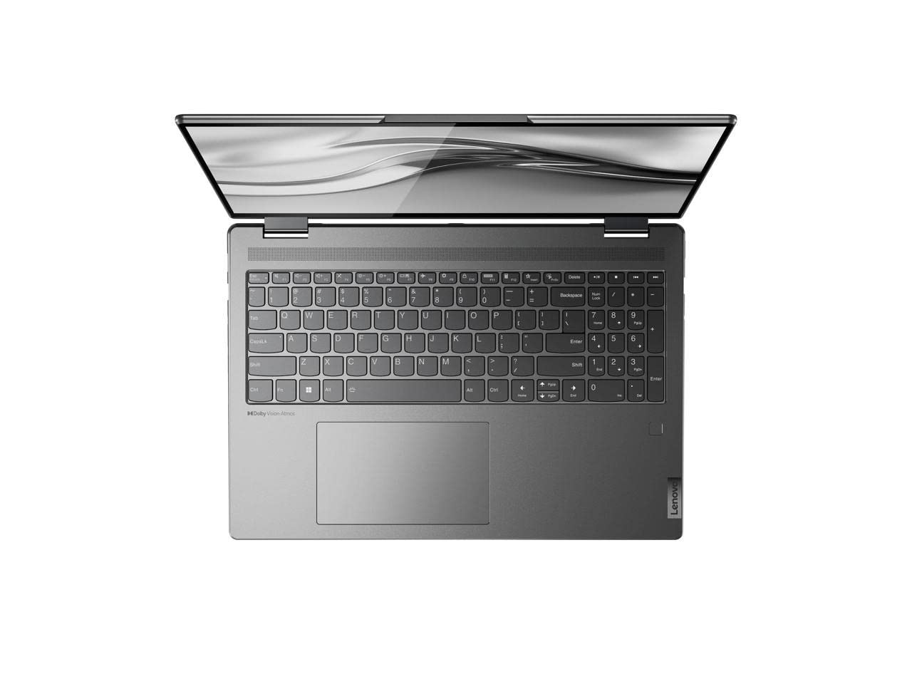 Lenovo Yoga 7i 16'' 2-in-1 Laptop 16" 2.5K IPS Touchscreen 400 nits, 12th Gen Intel 12-Core i7-1260P 16GB RAM 1TB SSD Iris Xe Graphics, Fingerprint, Thunderbolt, Windows11 Home +Zipnology Cloth -New