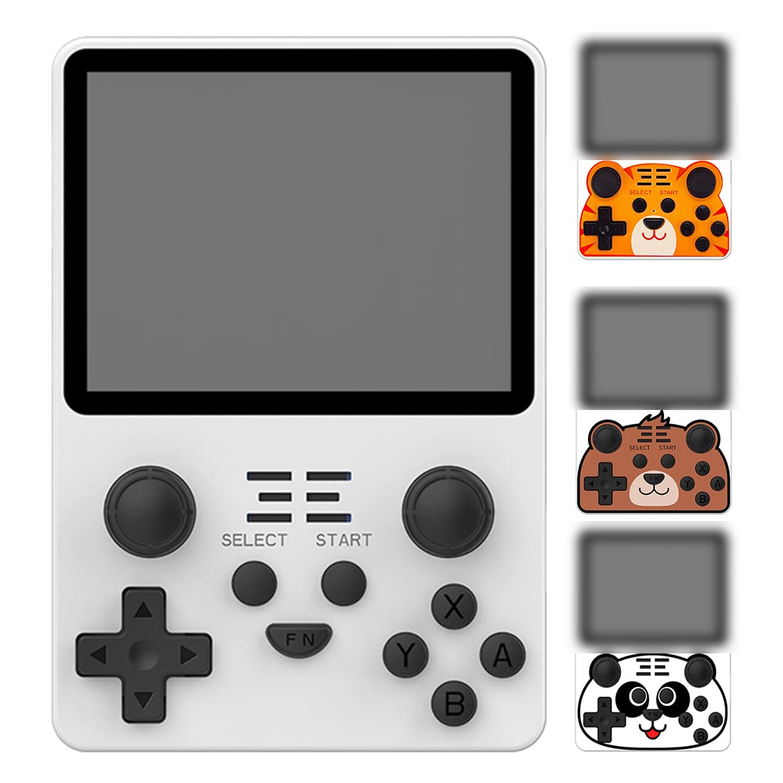 JoySeed Powkiddy RGB20S Handheld Arcade Game Console with 20000 Games, 128G 3.5 Inch Retro Portable Game Console - White (KXF25IB11D46Y8R7D)