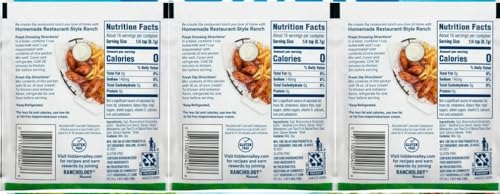 Hidden Valley Buttermilk Ranch Salad Dressing & Seasoning Mix, Gluten Free - Pack of 3