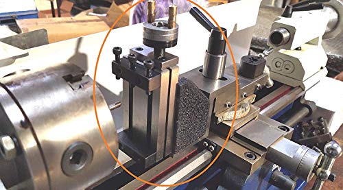 Mini Vertical Milling Slide Mounted on Z Type Caste Iron Angle Plate -Direct Fit for Mini Lathes