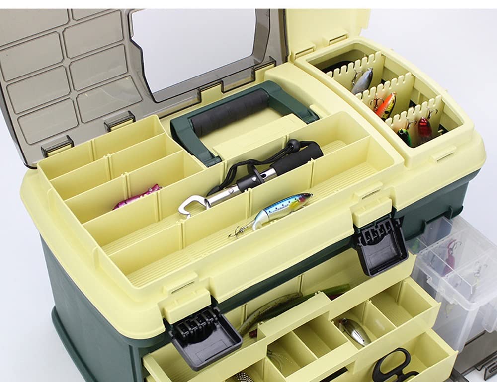 LEIGE Sea Fishing Tool Box Multifunction Large Capacity Accessories Lures Hook Boxes Storage Durable High Strength Fishing Tackle Case