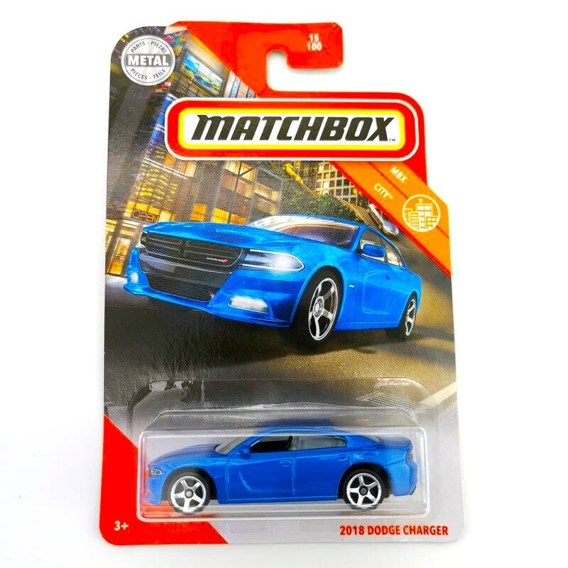Matchbox - 2018 Dodge Charger - MBX City [Blue] # 15/100