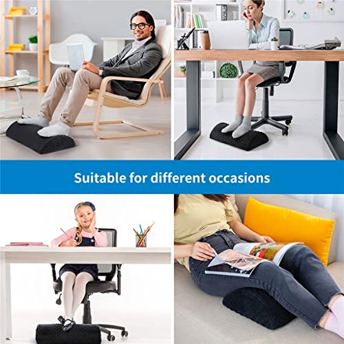 FZZDP Practical Feet Pillow Relaxing Cushion Support Foot Rest Under Desk Feet Stool for Office Work Travel Footrest Massage