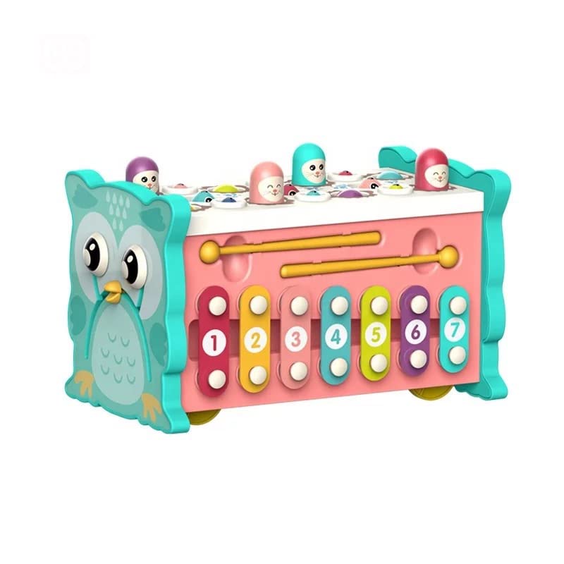 My Spoiled Child Baby Activity Cube 8 in 1 - Boys Gift Set | Activity Cube for Toddlers 1-3 | Developmental Toddler Educational Learning Cube for Toddlers 1-3| Infant Busy Box (Green)