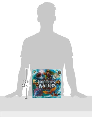 Forgotten Waters Board Game - Embark on a Hilarious Pirate Adventure in a World of High Seas Hijinks! Cooperative Strategy Game, Ages 14+, 3-7 Players, 2-4 Hour Playtime, Made by Plaid Hat Games