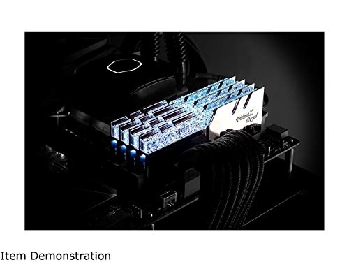 G.SKILL Trident Z Royal Series (Intel XMP) DDR4 RAM 128GB (4x32GB) 3200MT/s CL16-18-18-38 1.35V Desktop Computer Memory UDIMM - Silver (F4-3200C16Q-128GTRS)