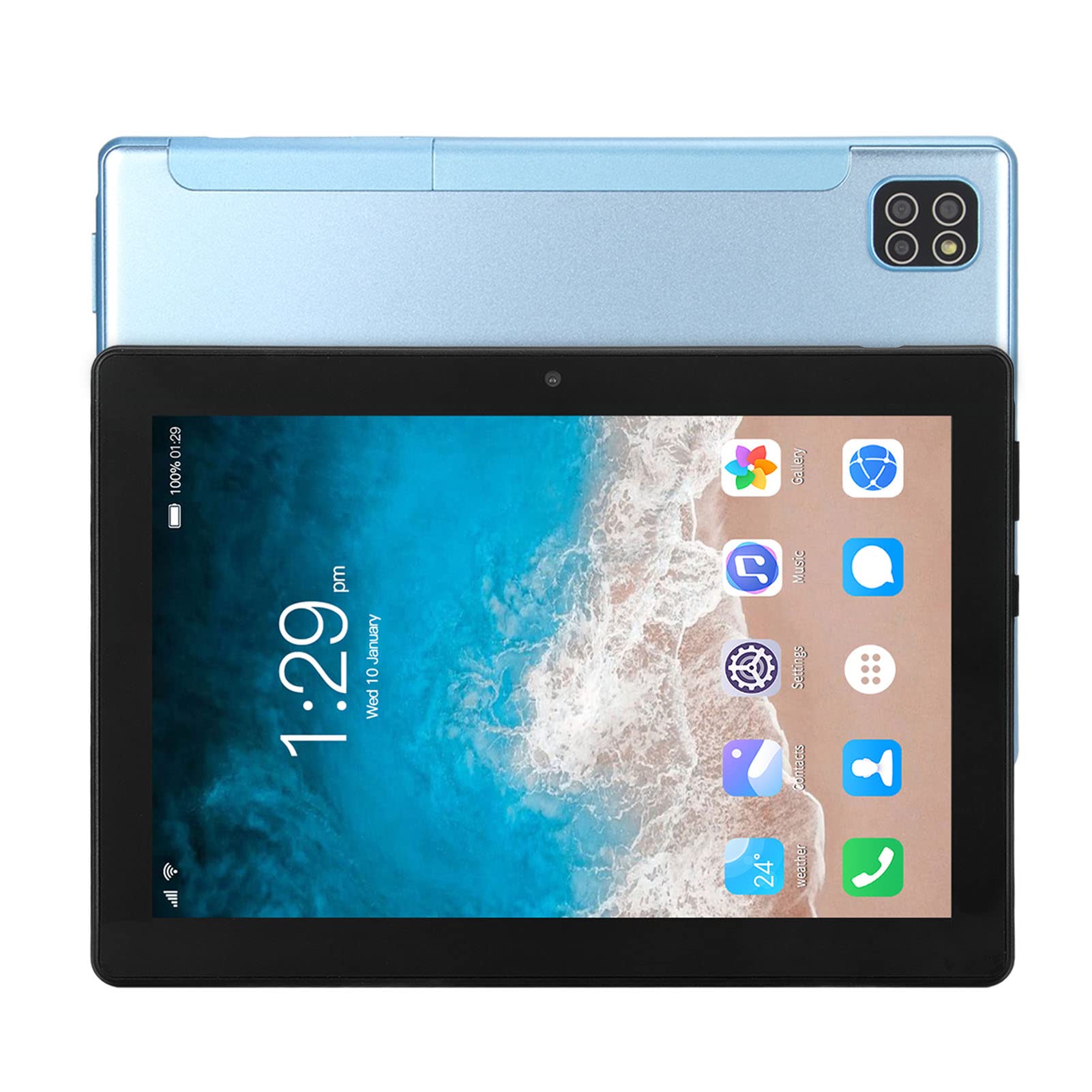 GOTOTOP GPS Tablet, Smart Tablet Resolution 1920X1200 4GLTE 8+20MP 8 Inch Rechargeable Battery 6GB+128GB Storage (Blue)