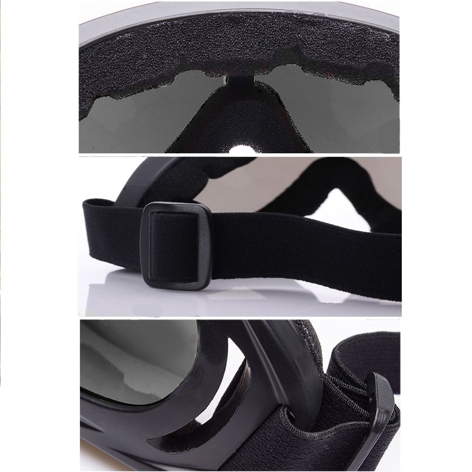 Fastwolf Adjustable UV Protection Sport Ski Glasses Tactical Military Goggles