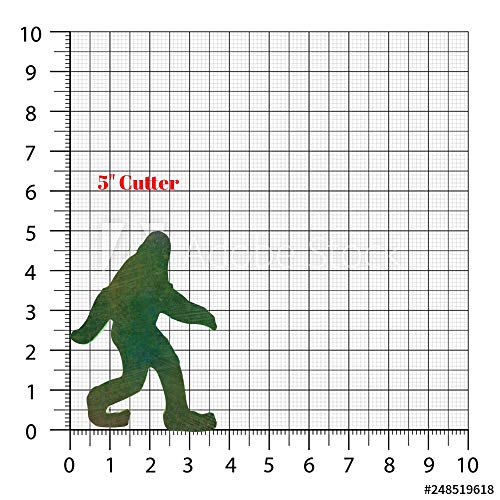 Sweet Prints Inc Bigfoot/Sasquatch Cookie Cutter - Dishwasher Safe