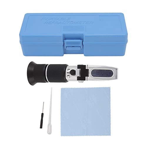 Jeanoko Brix Refractometer High Accuracy Refractometer 0鈥?2 Brix 0鈥?40 Fruit Wine 0鈥?7 Baume Scale Display Concentration Meter