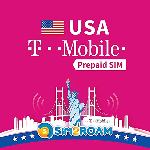 USA T-Mobile Blank SIM Card | for iOS Android 5G 4G LTE Smart Phones | Talk SMS Data | Triple Cut 3 in 1 Simcard - Standard Micro Nano | No Contract Cellphone Plan | USA Coverage