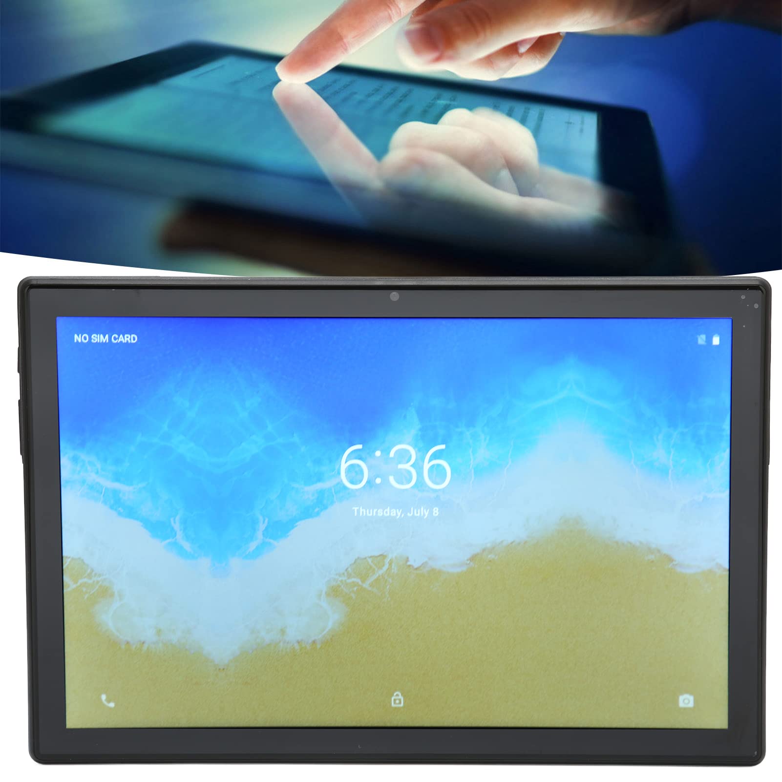 Jeanoko Tablet PC, for Android 11 Bluetooth 5.0 100β240V HD Tablet for Gaming for Home(Blue)