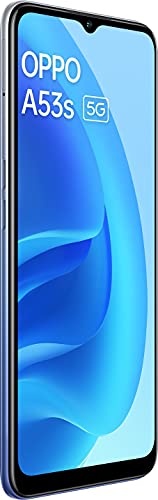 OPPO A53s 5G CPH2321 Dual-SIM 128GB ROM + 8GB RAM (GSM only | No CDMA) Factory Unlocked 5G Smartphone (Crystal Blue) - International Version