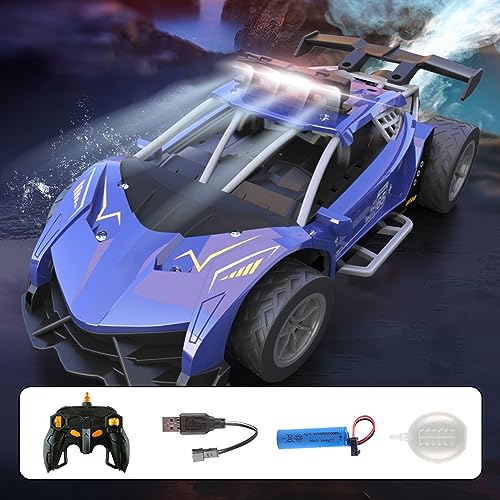Usdian Remote Control Water Spr๐ขy Four-Wheel Drive Drift ๐๐ฐ๐บ Car, High Speed Rechargeable Lighted Boy Remote Control Racing Car
