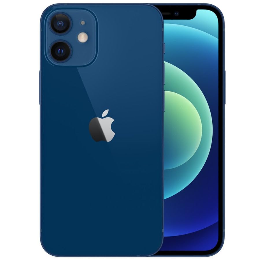 Used Apple iPhone 12 Mini Unlocked Cellphone 5.4" 4GB RAM 64/128/256GB ROM Hexa Core A14 iOS 12MP Face ID NFC 5G Mobile Phone Single Phone/White / 64G|4GB