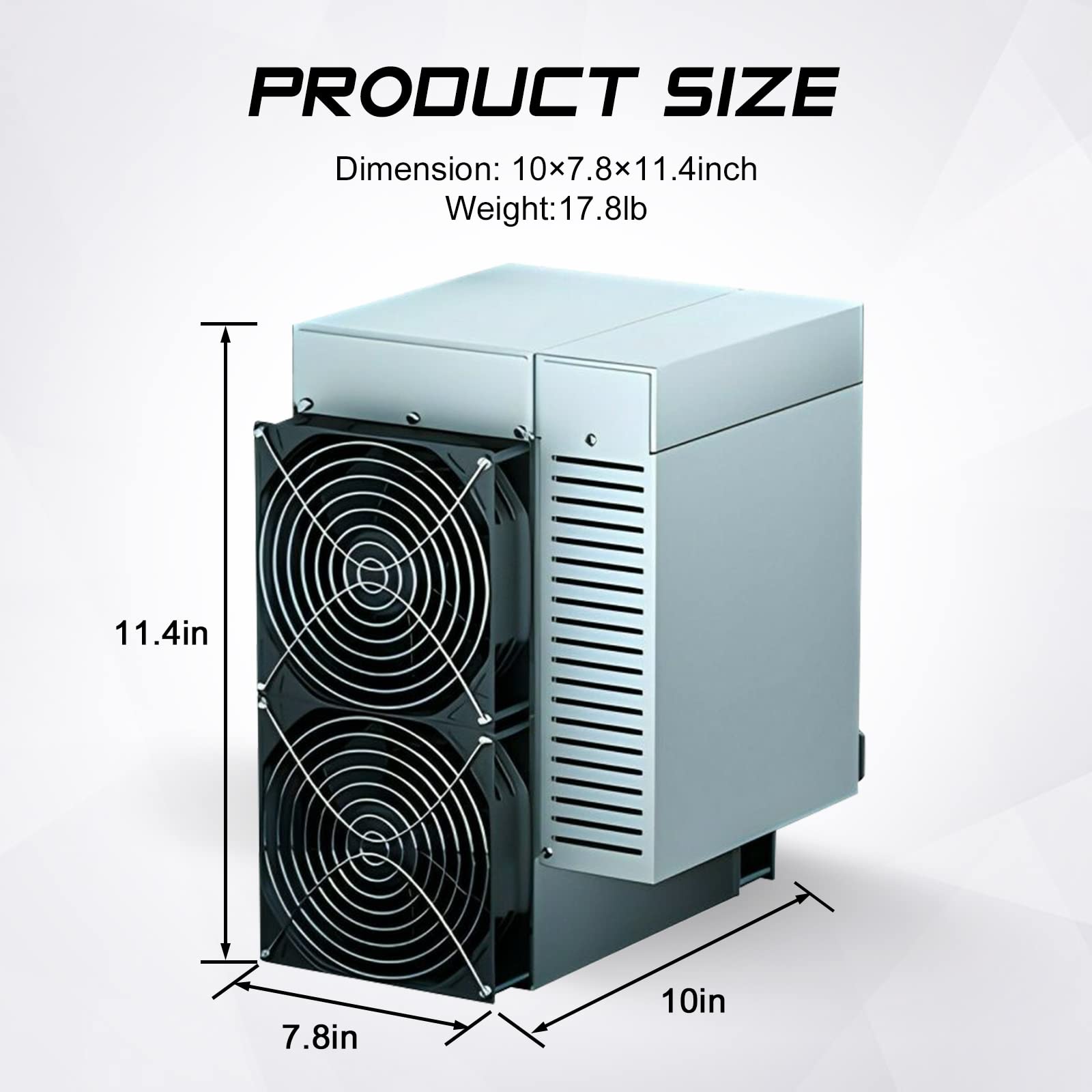 QUEP New Goldshell KD LITE Miner 16.2TH/S 1330W/h KDA Miner Network Mining Machine Low Noise Miner Noise Quiet Mining