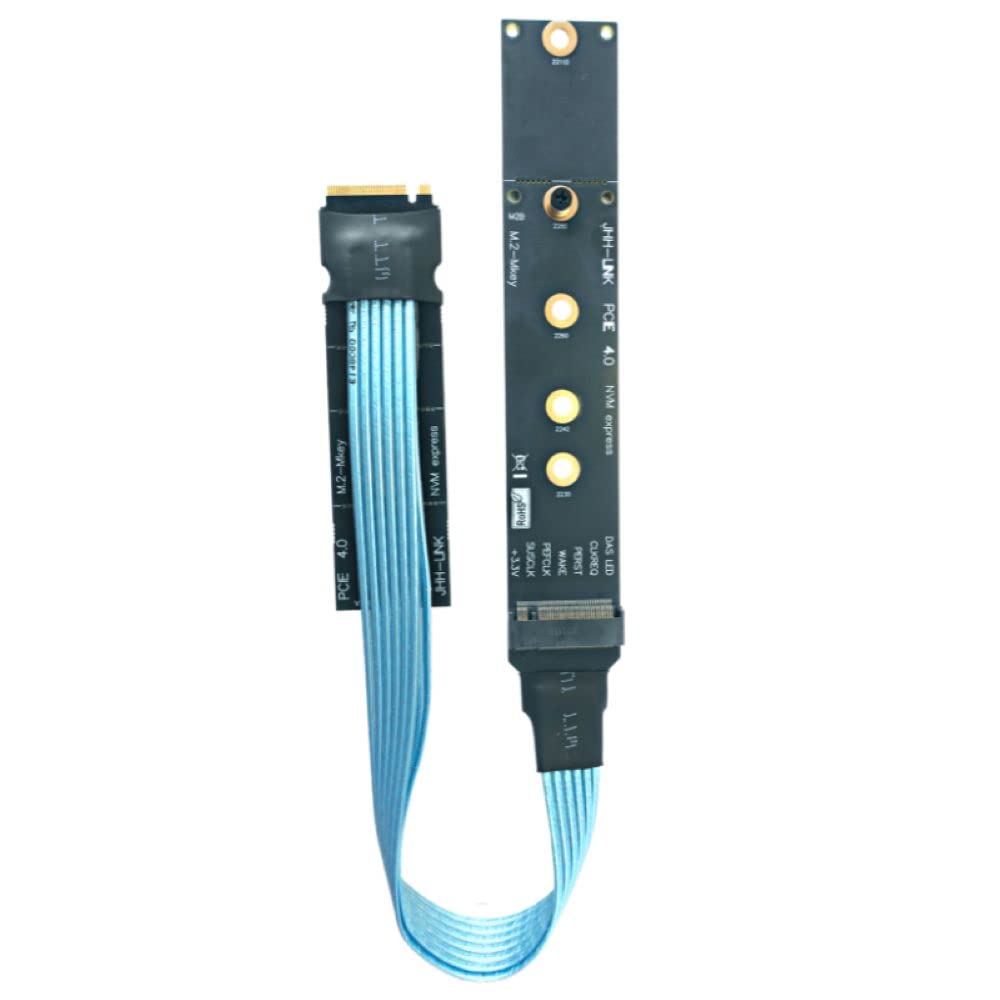 M.2 M Key SSD Solid State Drive Extension Adapter Cable PCIE 4.0 3.0 X4 22110 Size SSD Soft Flat Cable M2 10CM