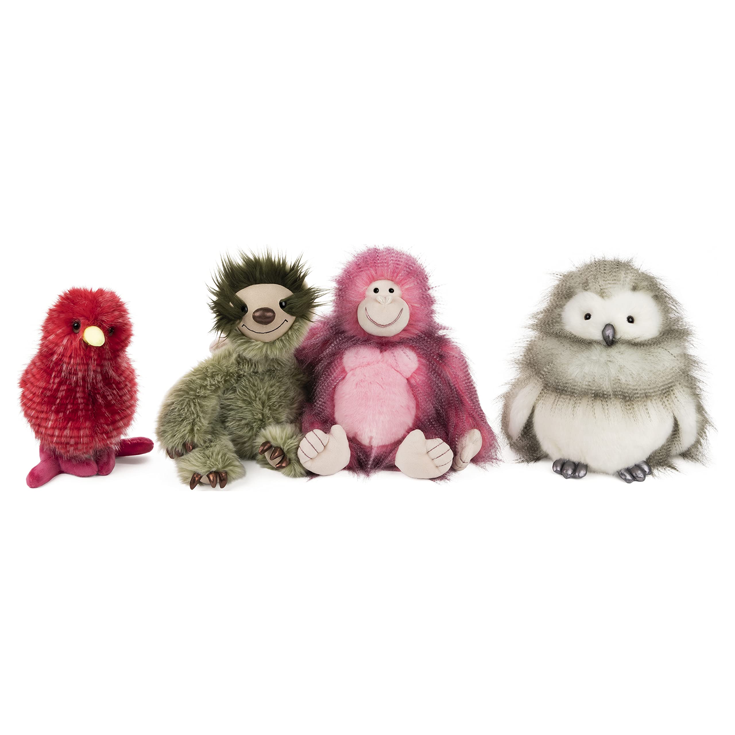 GUND Fab Pals Collection, Ramona Gorilla, Plush Monkey Stuffed Animal for Ages 1 and Up, Pink, 11.5”