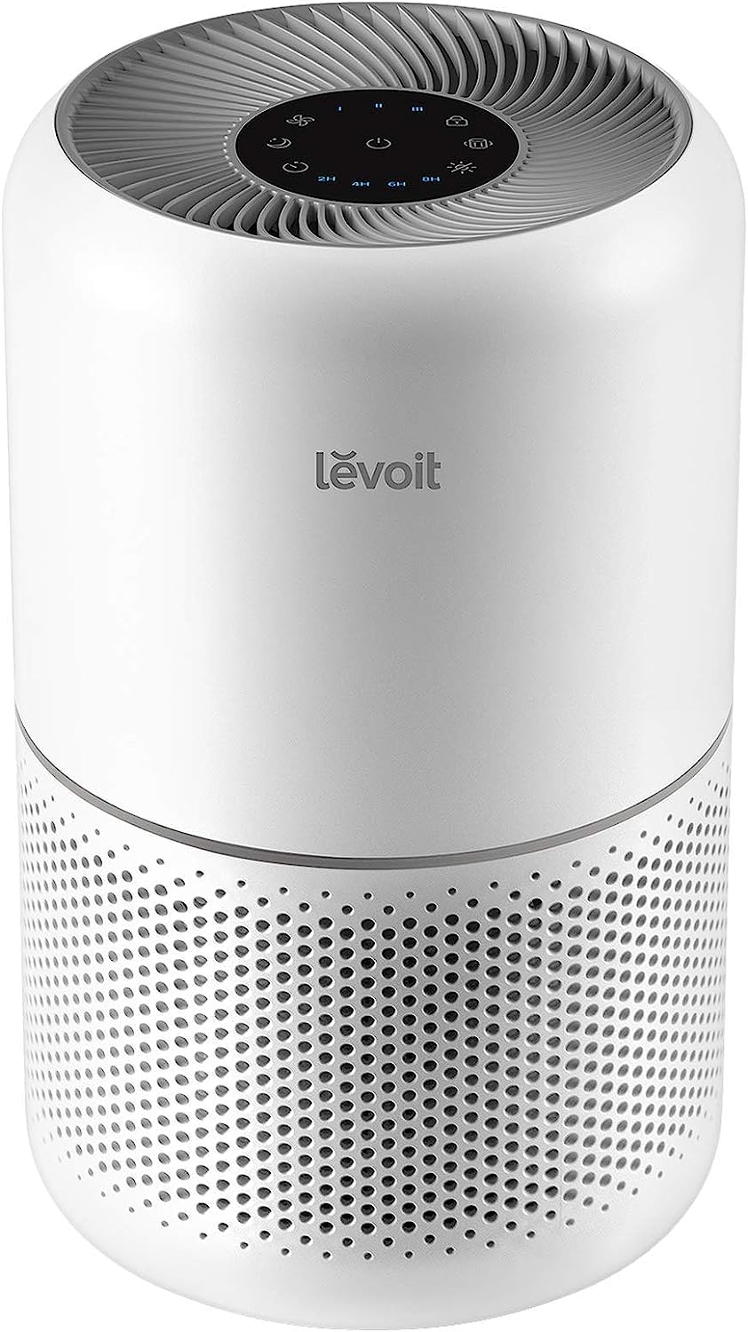 LEVOIT Air Purifier for Home Allergies Pets Hair in Bedroom & Air Purifier Core Mini/LV-H128 Aroma Pads 12pack Essential Oil Replacement