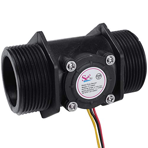 QULIT Dn40 1.5 Inch Turbine Flowmeter Water Sensor Meter Rate Control 5~150L/Min