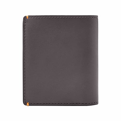 Fossil Men's Joshua Vegan Cactus Leather Slim Minimalist Bifold Front Pocket Wallet, Lead Gray, (Model: ML4462109)