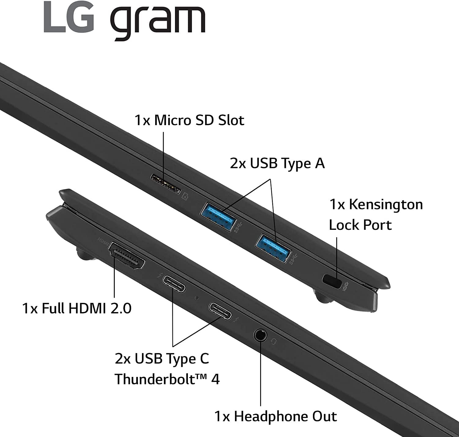 LG Gram 17 Ultra-Lightweight Laptop, 17.3inch IPS WQXGA (2560 x 1600) 16:10 Display, Intel Evo Platform 12th Gen Intel i7-1260P, 2X Thunderbolt4, WiFi 6E, FHD Webcam, Win11 Home(16GB|2TB SSD)