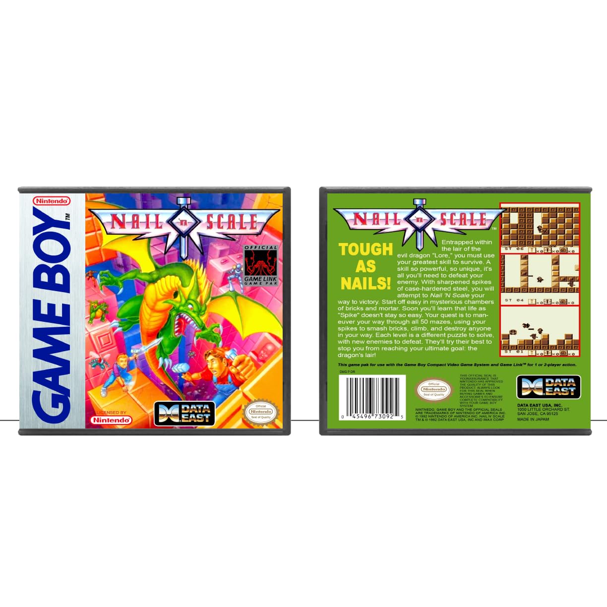 Nail 'n' Scale | (GB) Game Boy - Game Case Only - No Game