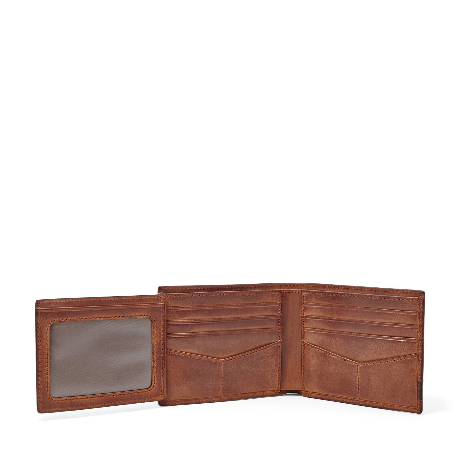 Fossil Quinn Flip ID Bifold Wallet Brown ML3644
